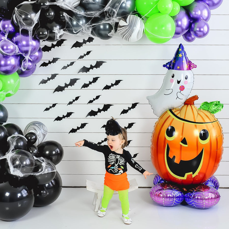 Ghost & Pumpkin Halloween Giant Balloon | Spooky Halloween Party Decor ...