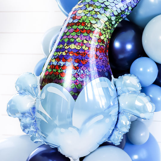 Mermaid Tail Balloon Party Decorations, Under the Sea Ocean Birthday ...