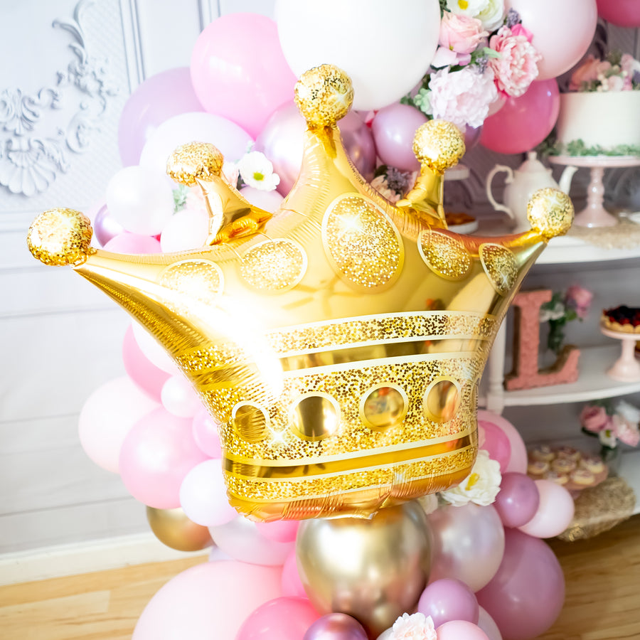 Princess Crown Balloon | Birthday Princess Party Decorations – Soiree Love