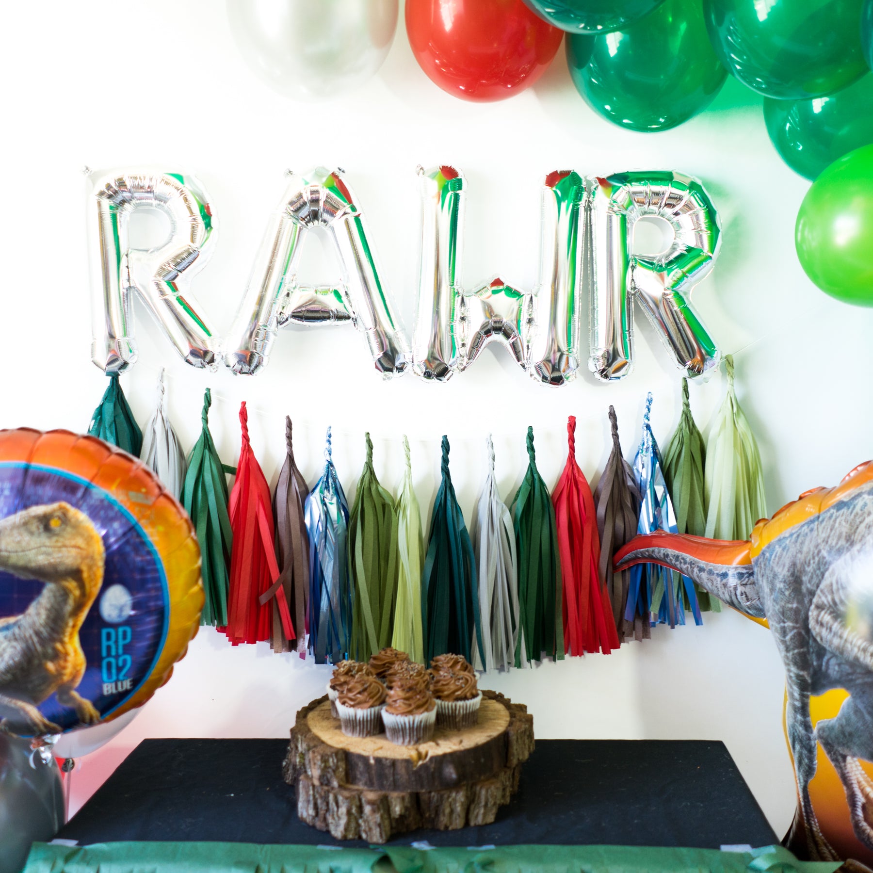 Blue Raptor RAWR Balloon Party Box – Soiree Love